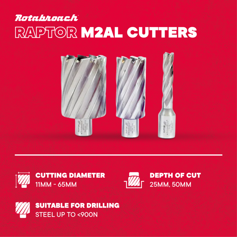 Rotabroach M2AL Raptor Cutters - Tackly Hardware & Machinery Sdn Bhd